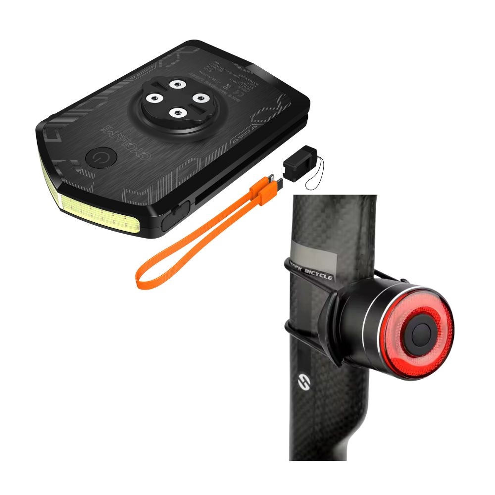 Cyclami Lygtesæt - RVL01 og Q3 | 120 lm | Powerbank